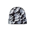 Boys Gavin Camouflage Knit Roll Up Hat - Walmart.com