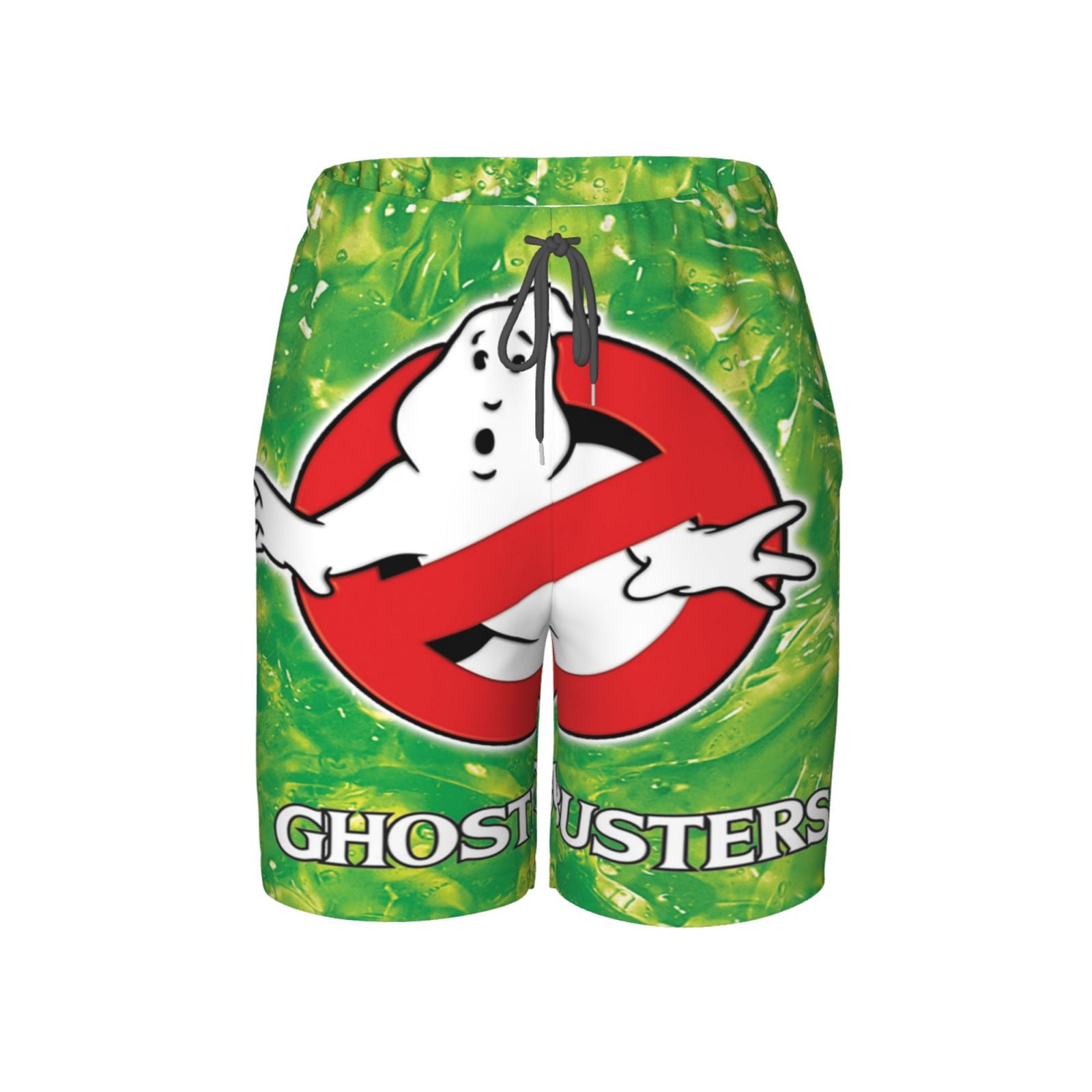 Boys Ghostbuster Swim Trunks With Mesh Liner Kids Cartoon Quick Dry ...