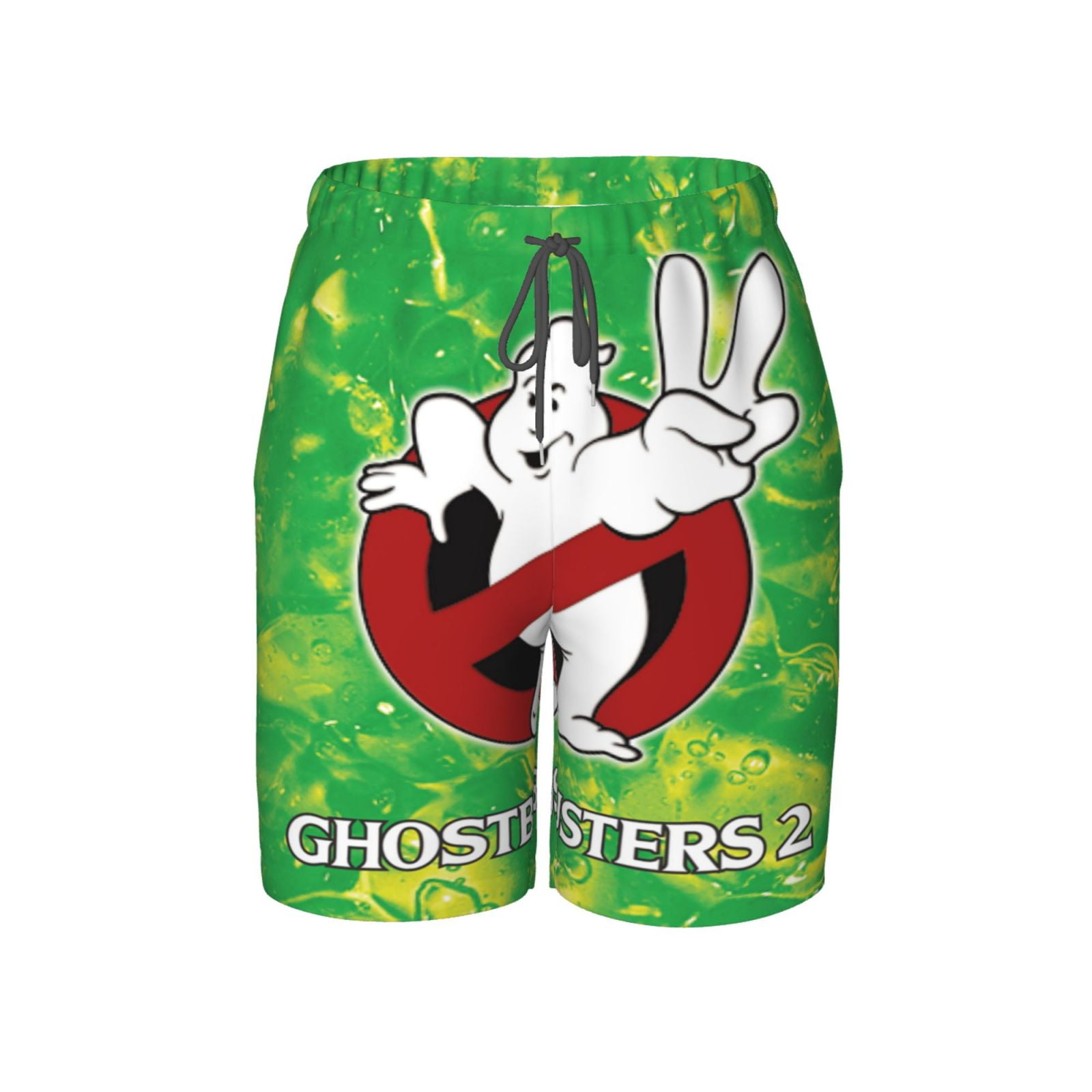 Boys Ghostbuster Swim Trunks With Mesh Liner Kids Cartoon Quick Dry ...