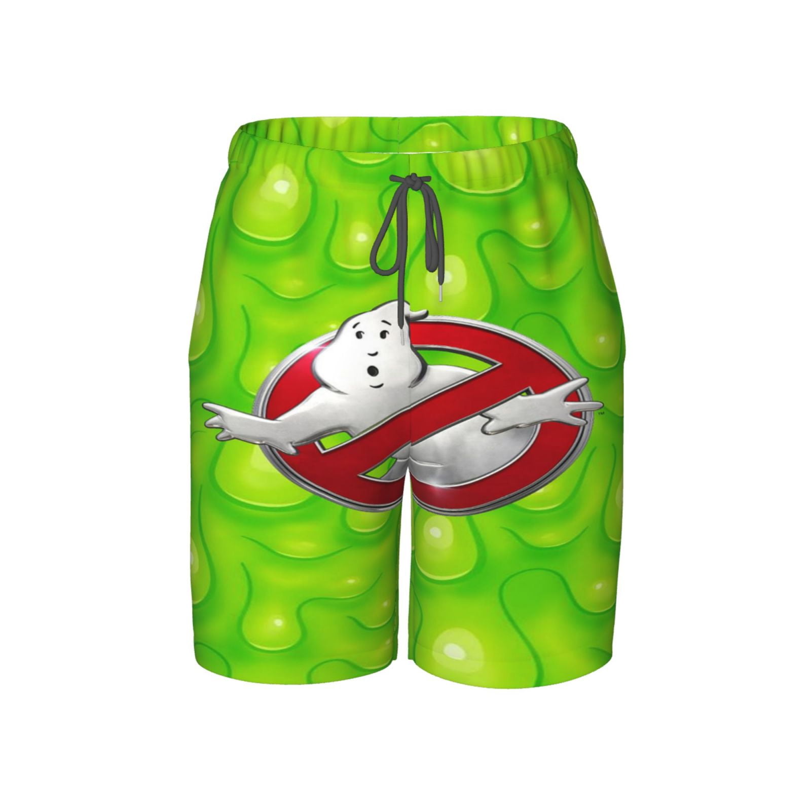 Boys Ghostbuster Swim Trunks With Mesh Liner Kids Cartoon Quick Dry ...