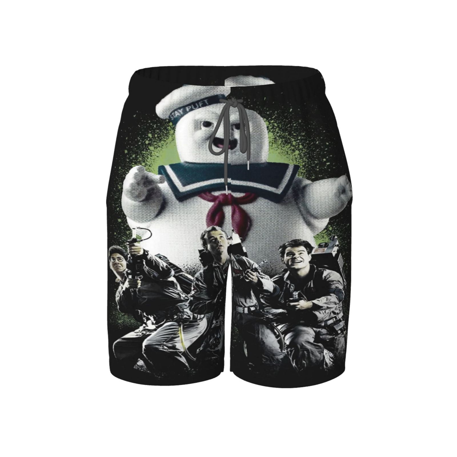 Boys Ghostbuster Swim Trunks With Mesh Liner Kids Cartoon Quick Dry ...
