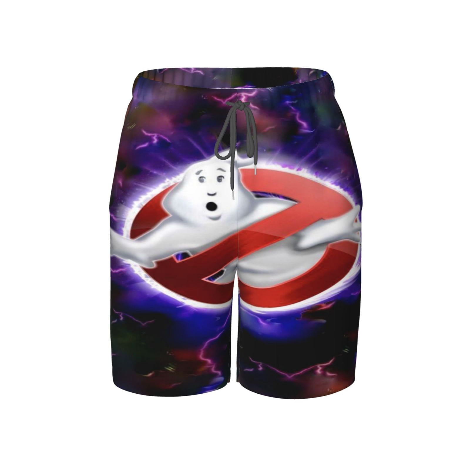 Boys Ghostbuster Swim Trunks With Mesh Liner Kids Cartoon Quick Dry ...