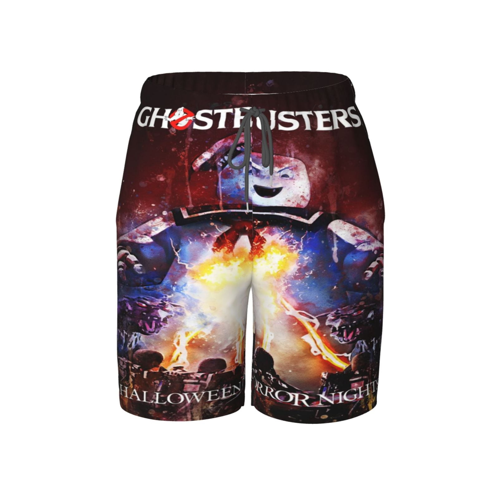 Boys Ghostbuster Swim Trunks With Mesh Liner Kids Cartoon Quick Dry ...