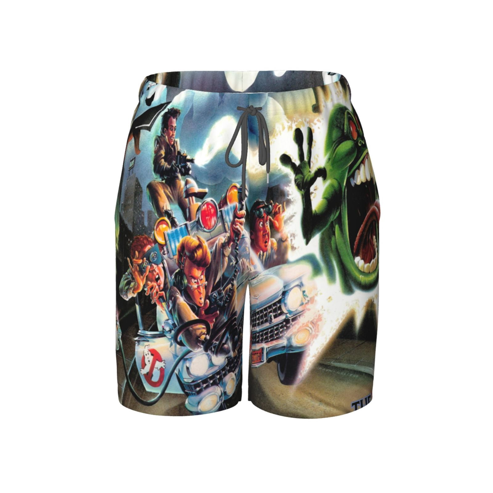 Boys Ghostbuster Swim Trunks With Mesh Liner Kids Cartoon Quick Dry ...