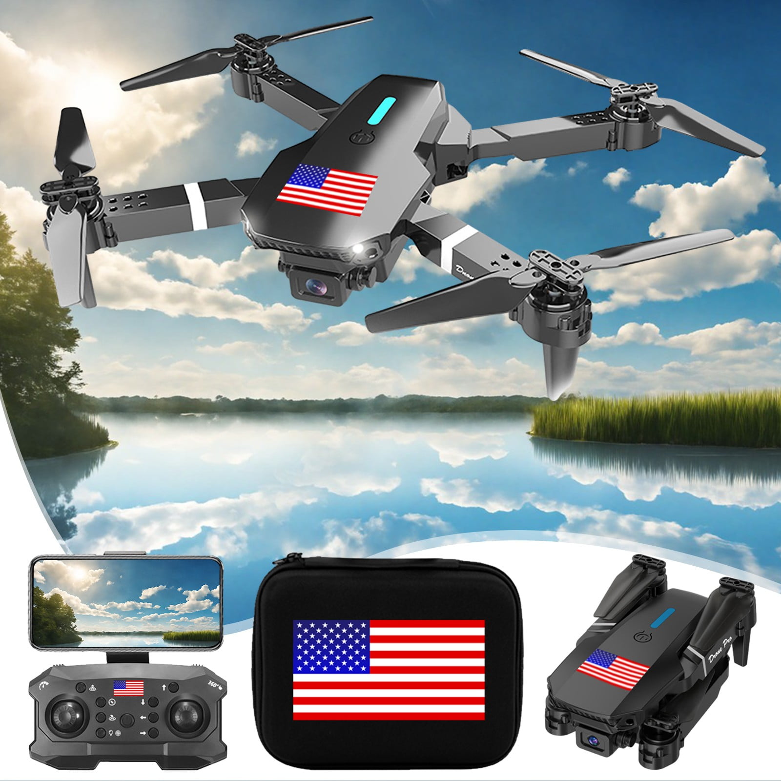 Boys Gifts Ideas Drones, Kids Drones, Drone with 1080P HD FPV Camera ...