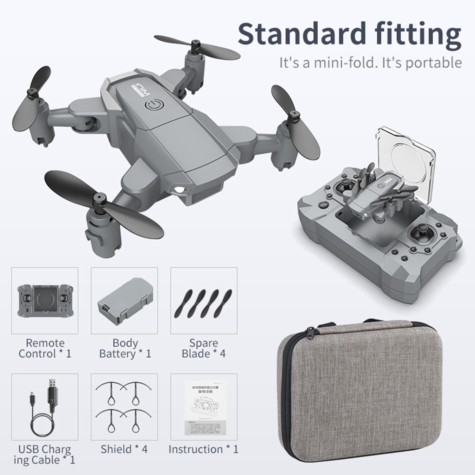Drone Gift for Teenagers, Mini Drone, Folding UAV HD Aerial ...