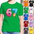 Boys Girls 67 Ice Cream Drip Cool Funny Number T-Shirt Thanksgiving ...