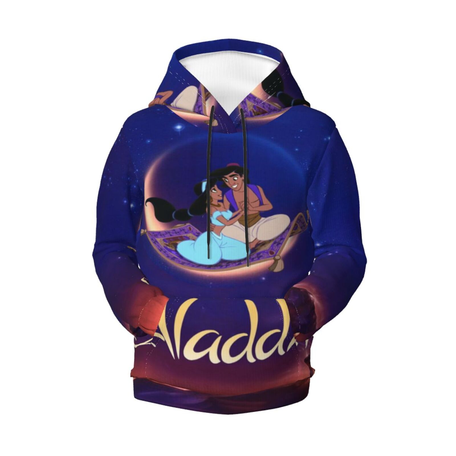 Boys Girls Alad-di Gen-ie Pullover Hoodies 3D Print Novelty Colorful ...