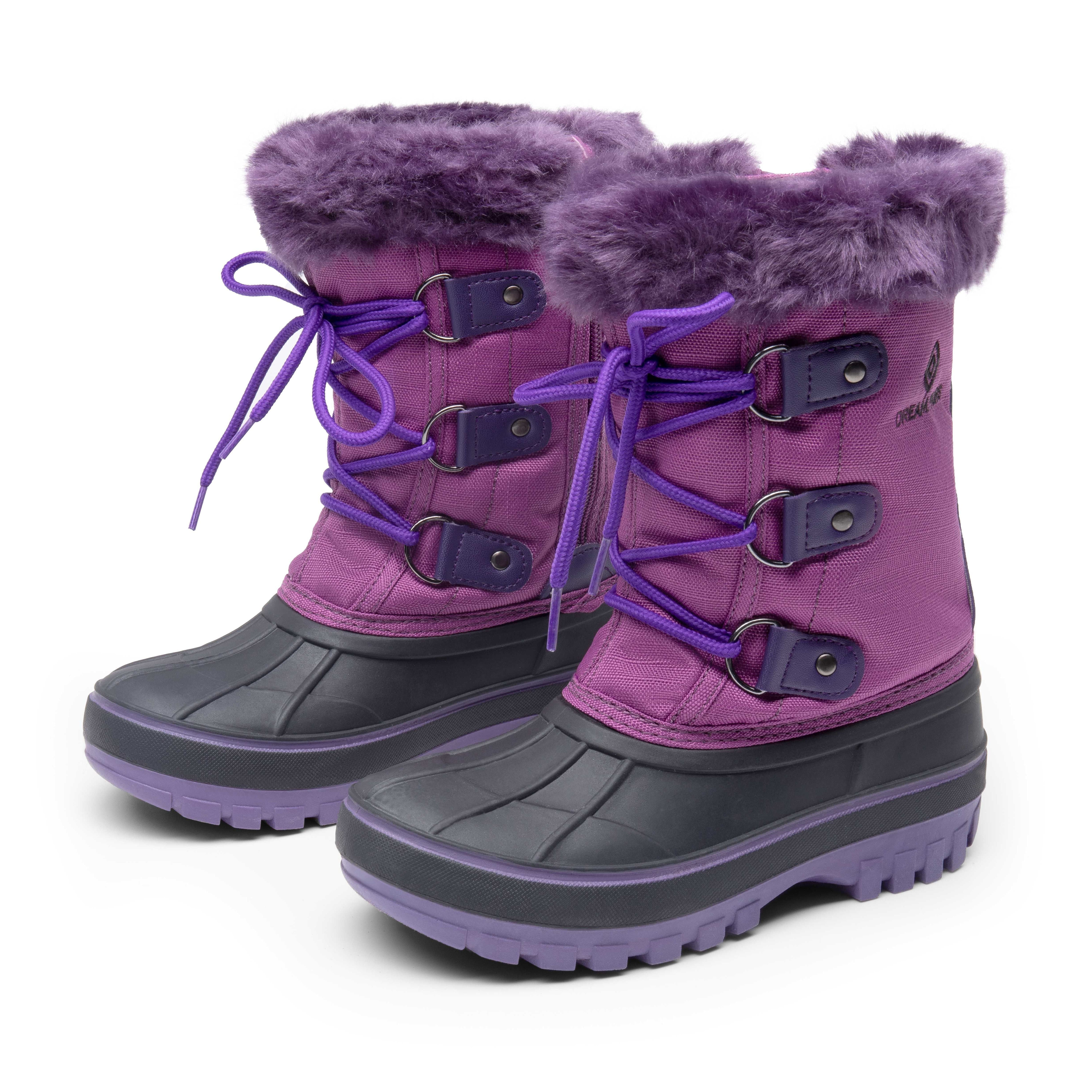 Boys & Girls Ankle Winter Waterproof Snow Boots Forester - Walmart.com