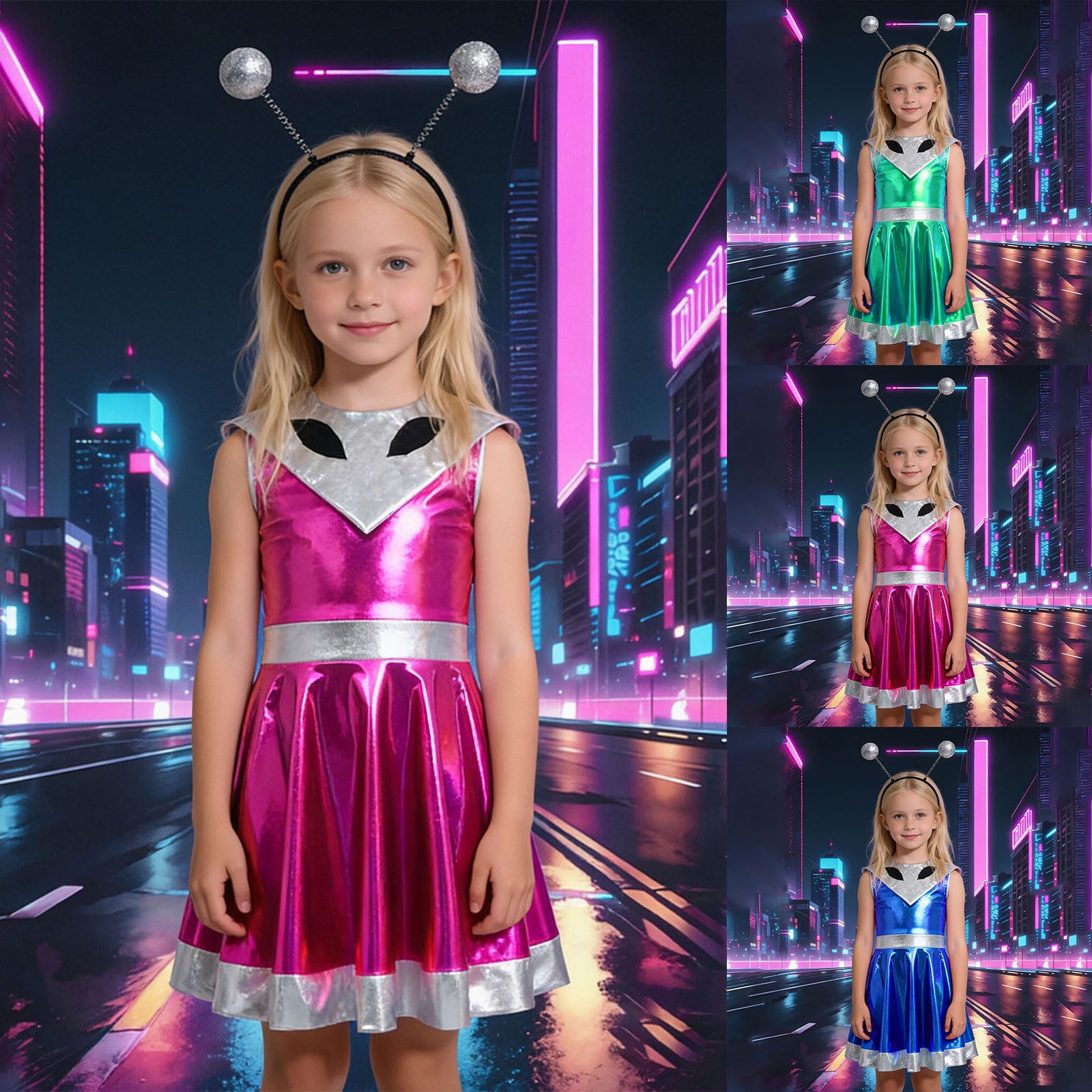 Boys Girls Artificial Intelligence Alien Role Play Dress Up Roleplay ...