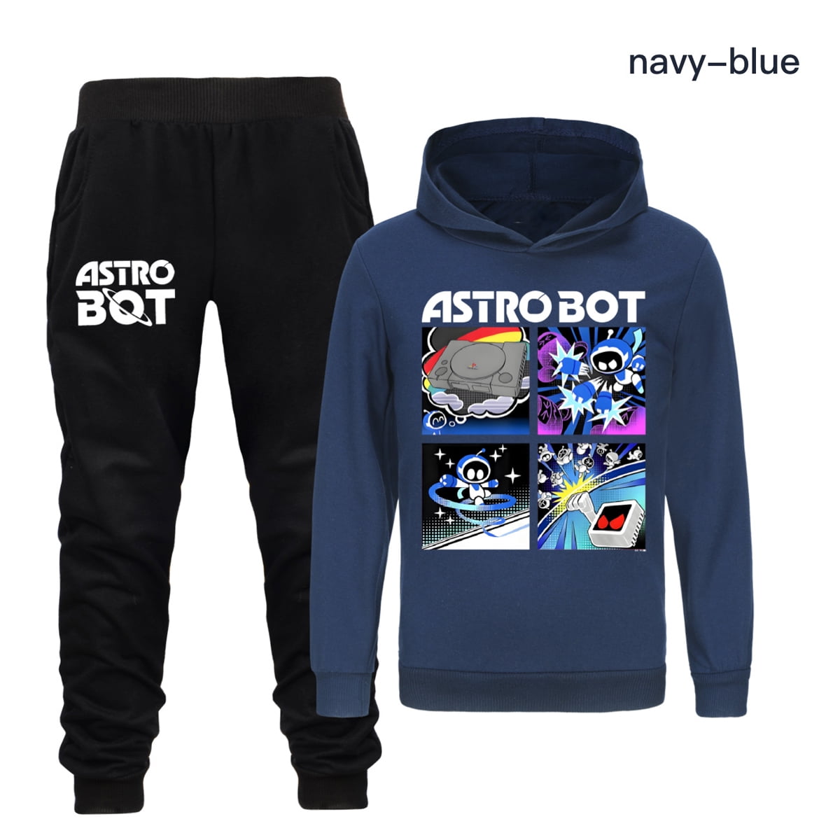 Boys Girls Astro Bot Cartoon Graphic Hoodies Sweatshirt & Sweatpants 2 ...