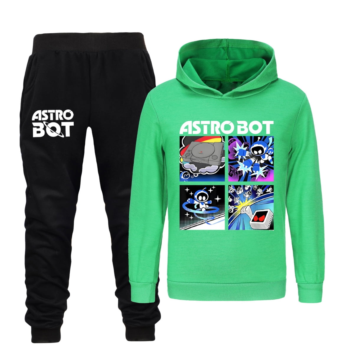 Boys Girls Astro Bot Cartoon Graphic Hoodies Sweatshirt & Sweatpants 2 ...