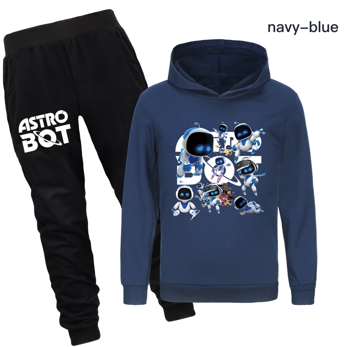 Boys Girls Astro Bot Cartoon Graphic Hoodies Sweatshirt & Sweatpants 2 Piece Video Games printed ...