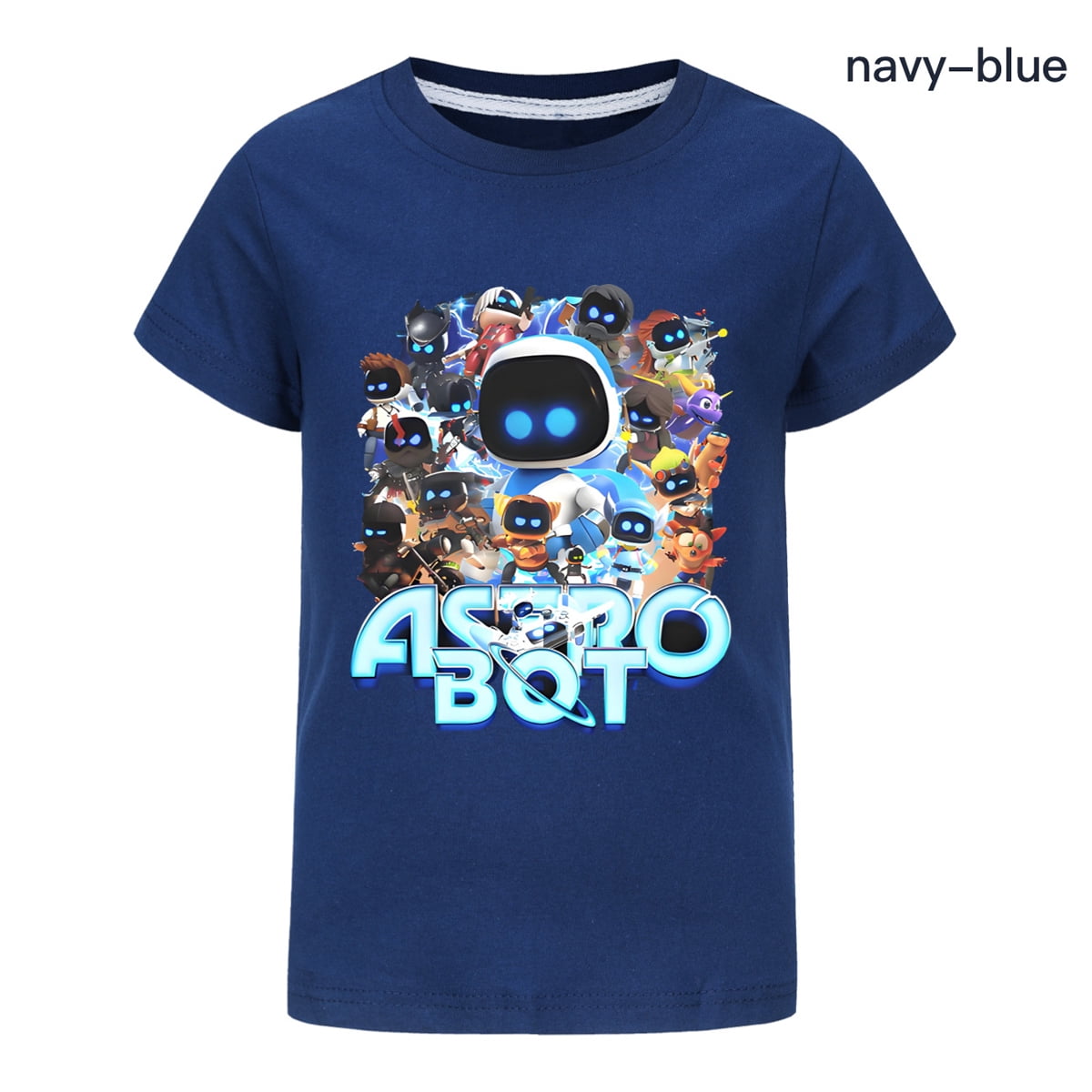 Boys Girls Astro Bot Cartoon Graphics T-Shirts Summer Video Game Fans ...