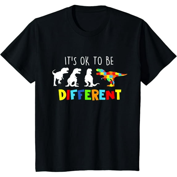 Boys Girls Autism Awareness Crew Neck T-Shirt Kids 100% Cotton Comfort ...