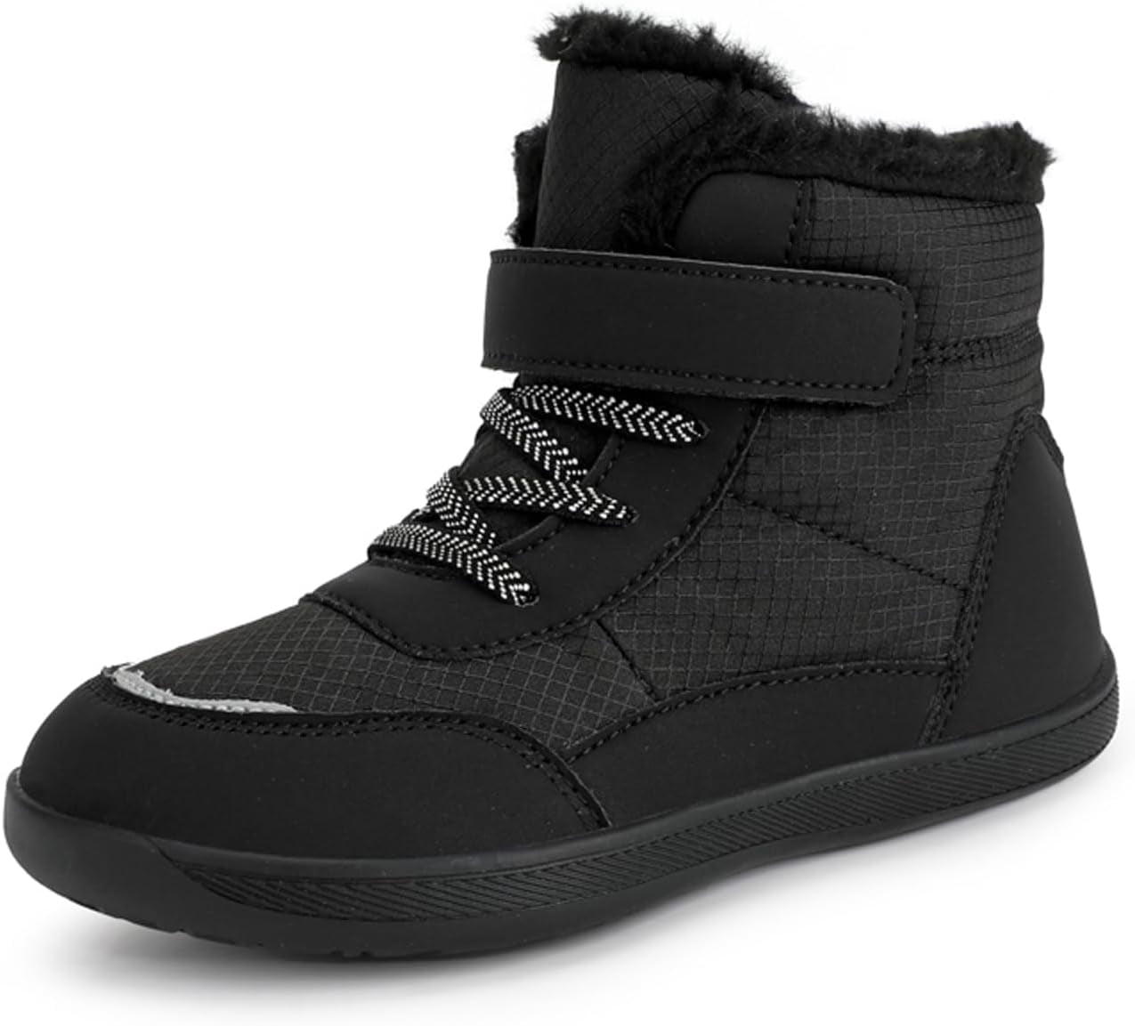 Boys Girls Barefoot Winter Boots with Wide Toe Box Slip Resistant ...