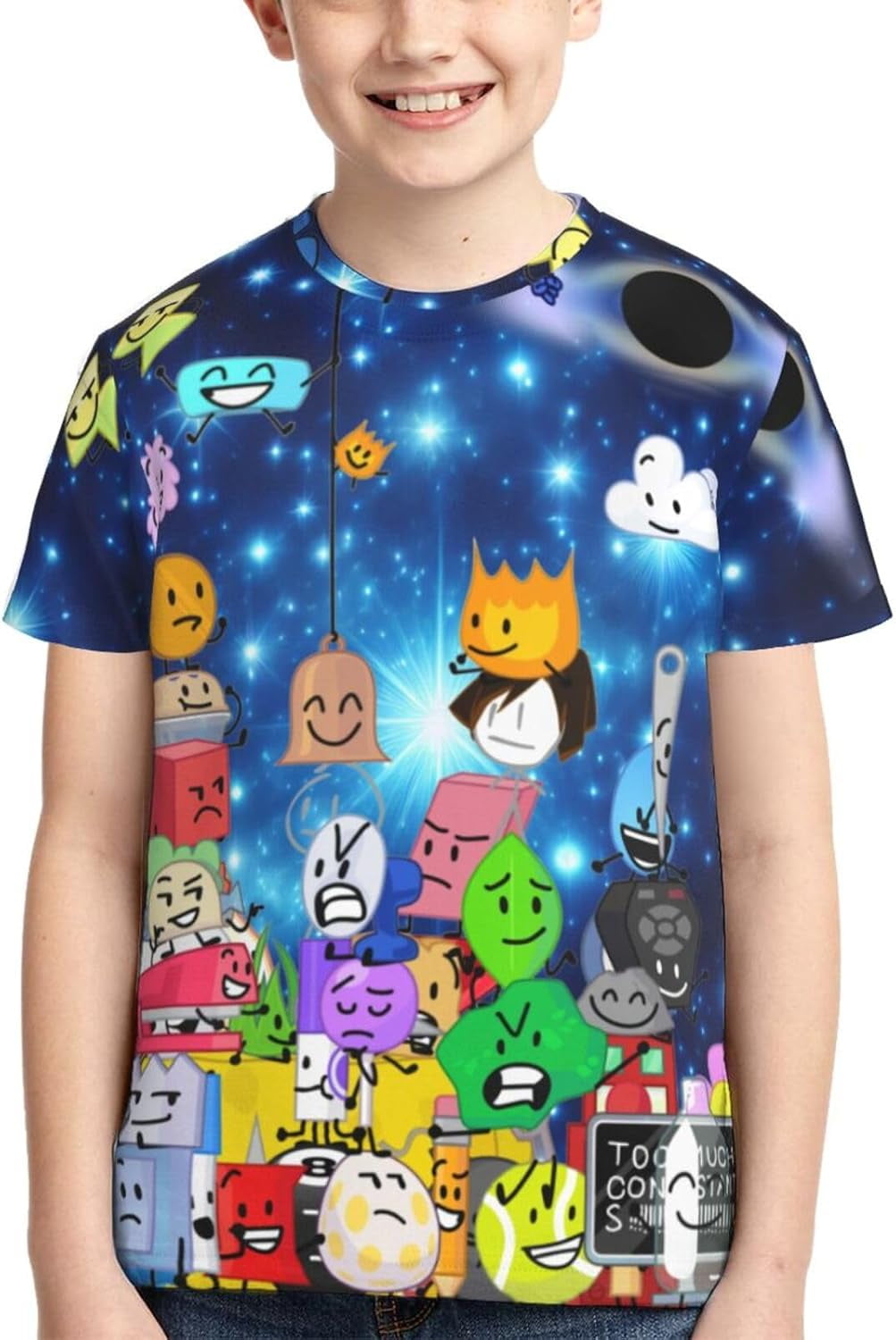 Boys Girls Battle for Dream Island Bfdi 3D Graphic T-Shirts Short ...