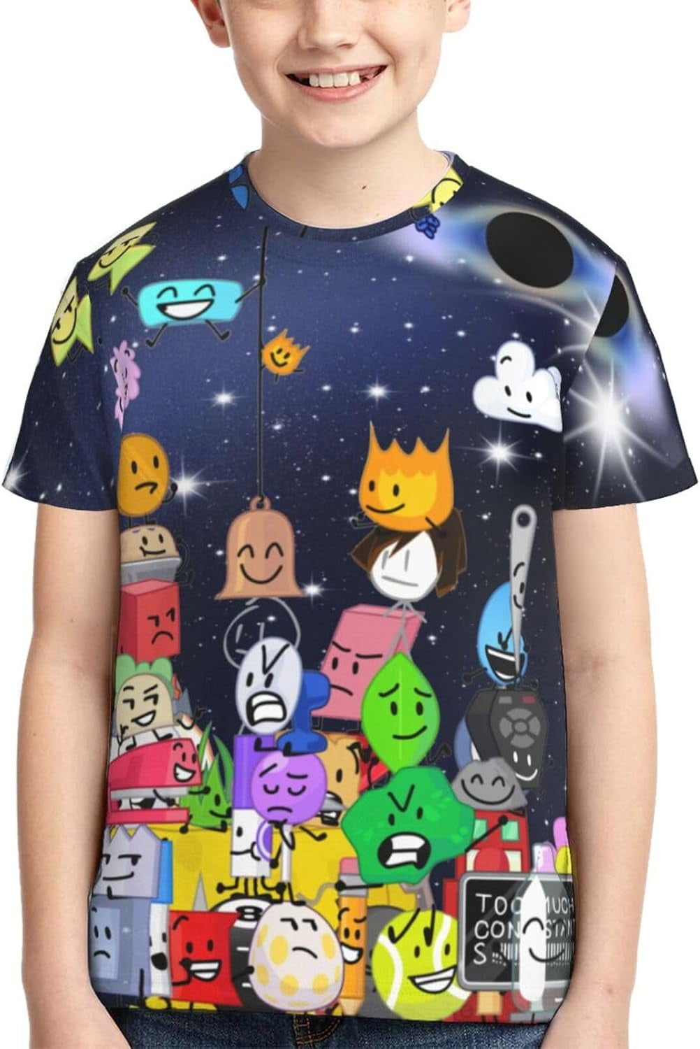 Boys Girls Battle for Dream Island Bfdi 3D Graphic T-Shirts Short ...