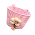 Boys Girls Bicycles Basket Adjustable Soft Rope Woven Tricycle Baskets ...