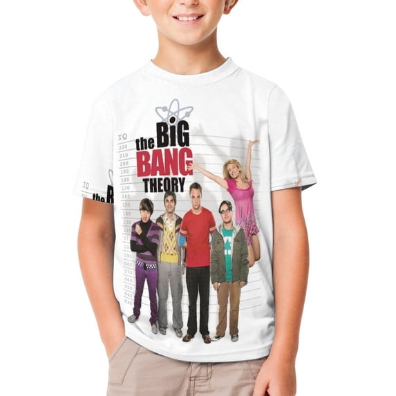 Boys Girls Big Small B-ang The-0r T-Shirt Crewneck Short Sleeve Tee ...