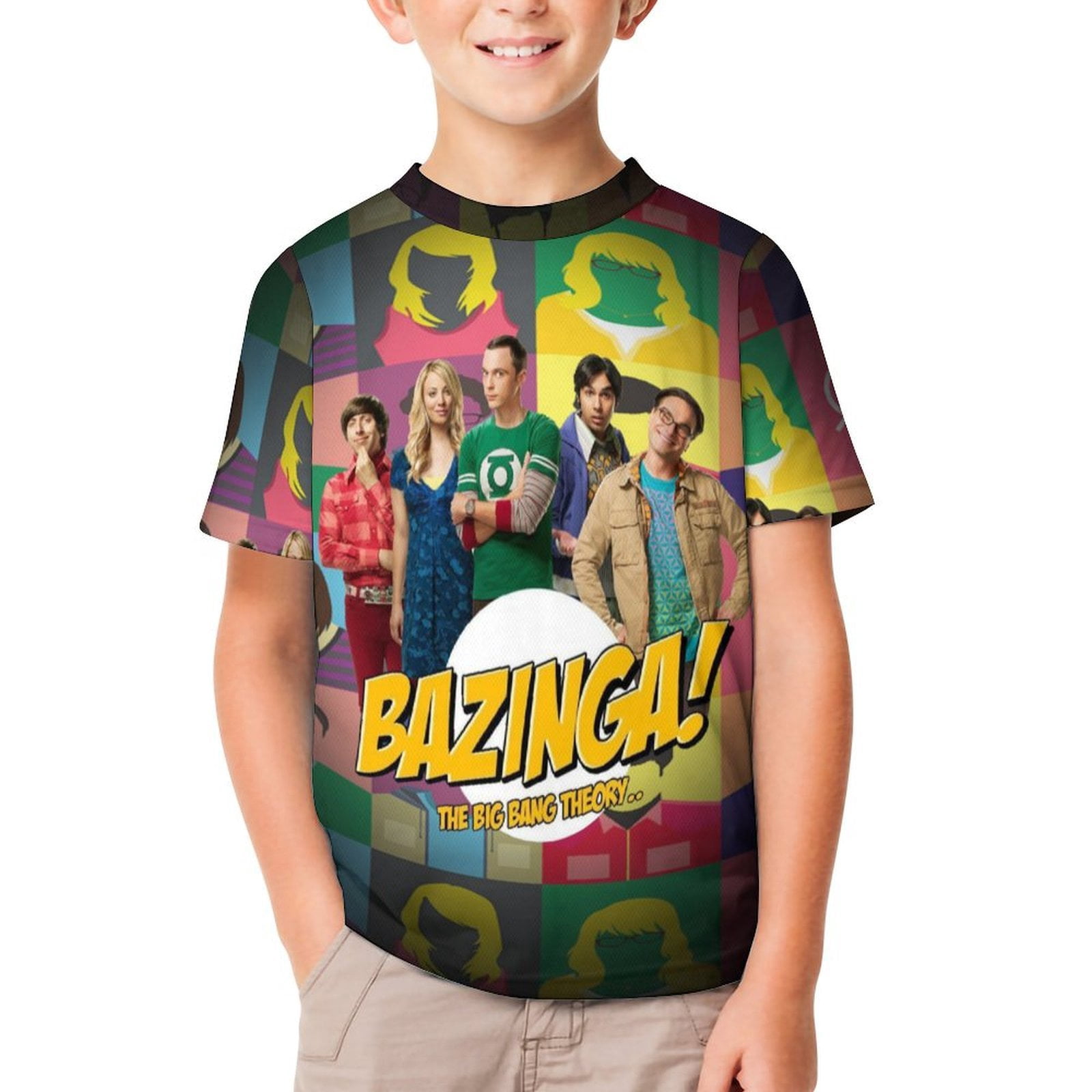 Boys Girls Big Small B-ang The-0r T-Shirt Crewneck Short Sleeve Tee ...