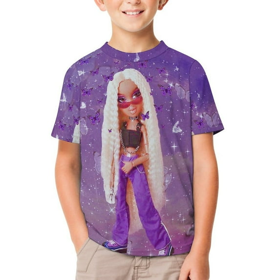 Boys Girls Brat-Z0 T-Shirts 3D Graphic Shirts Kids Youth Short Sleeve ...