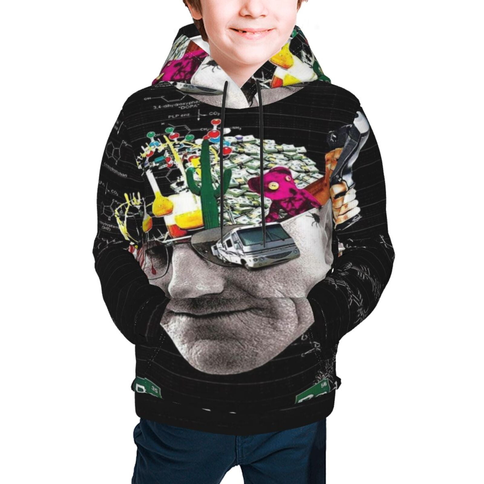 Boys Girls Breaking Bad Hoodies 3D Print Lightweight Pullover Hoodie ...