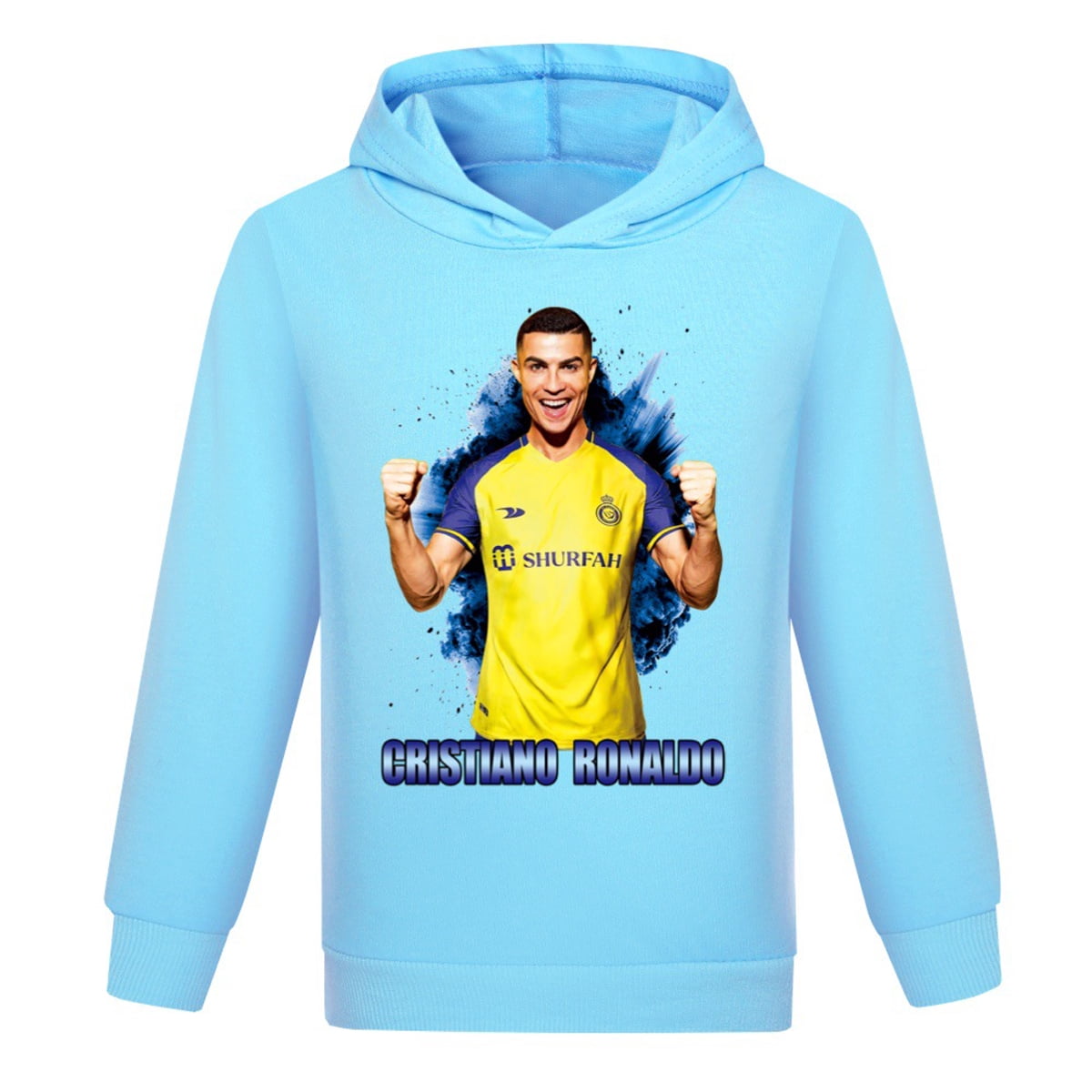 Boys Girls CR7 Cartoon Graphic Hoodies Sweatshirt Cristiano Ronaldo ...