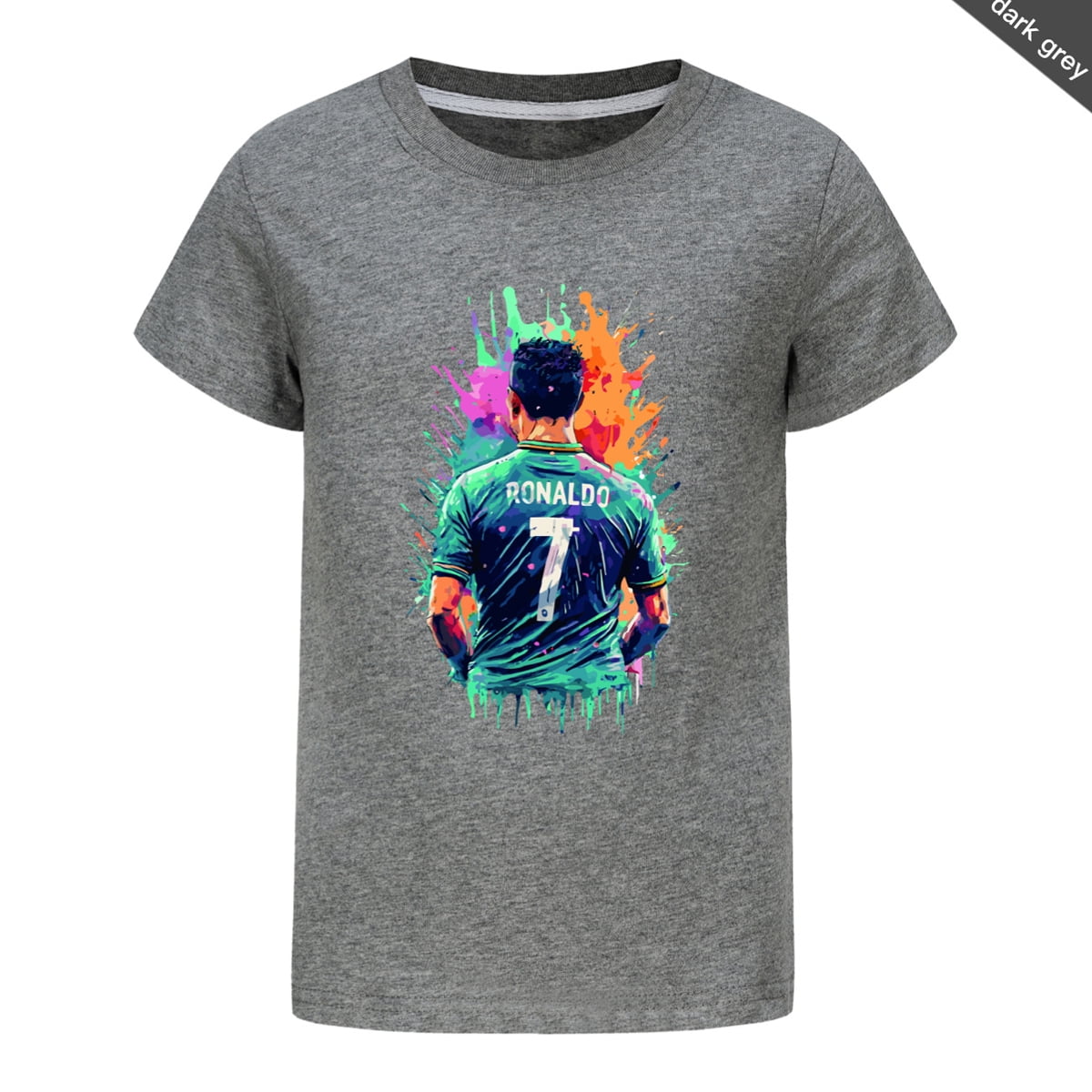 Boys Girls CR7 Cartoon Graphics T-Shirts Fashion Summer Short Sleeve ...