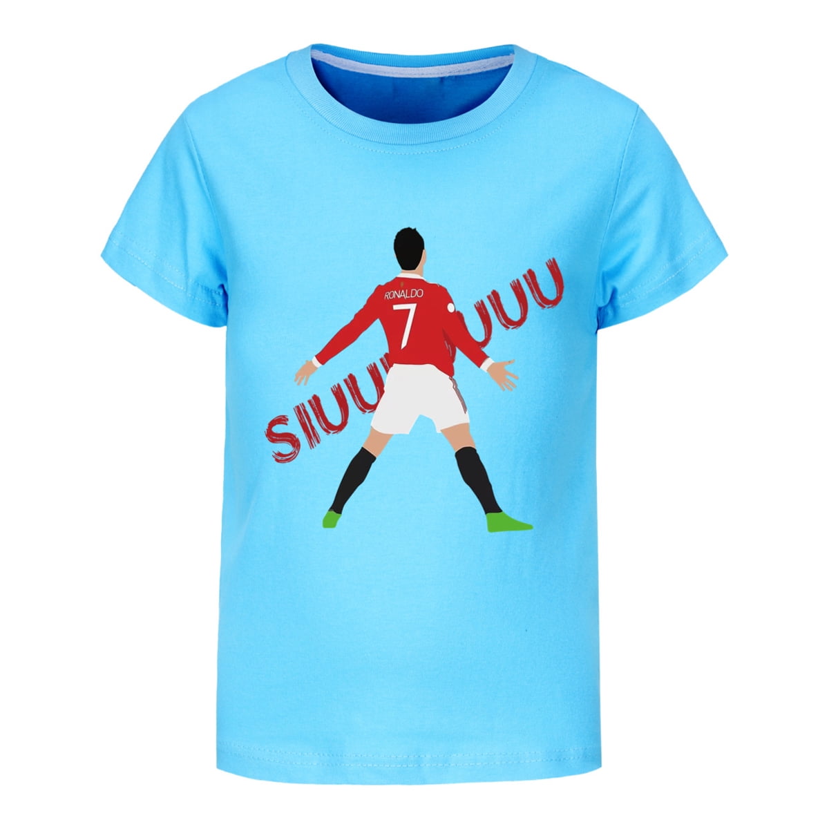 Boys Girls CR7 Cristiano Ronaldo Cartoon Graphics T-Shirts Siu Summer ...