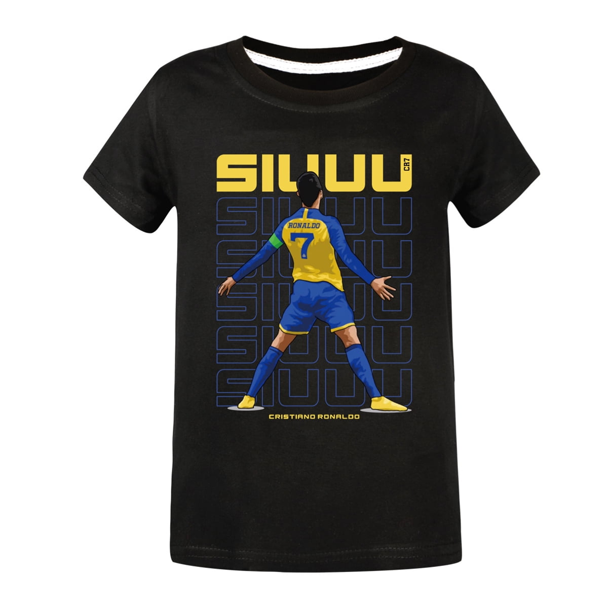 Boys Girls CR7 Cristiano Ronaldo Cartoon Graphics T-Shirts Siu Summer ...