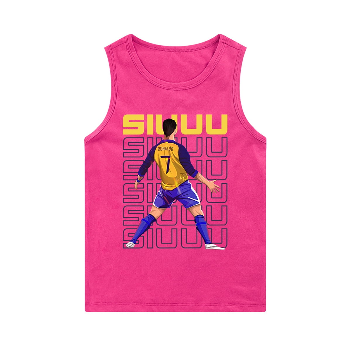 Boys Girls CR7 Cristiano Ronaldo Cartoon Graphics Tank Top Summer ...
