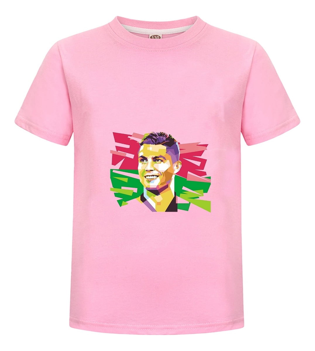 Boys Girls CR7 Soccer Shirt | Cristiano Ronaldo Youth Tee | Sporty Casual T-Shirt - Walmart.com