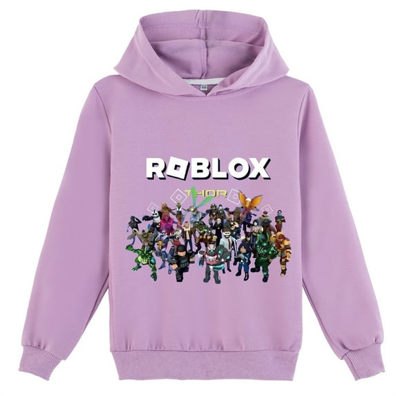 Boys Girls Casual Long Sleeve Hooded Roblox Hoodies Loose Pullover ...