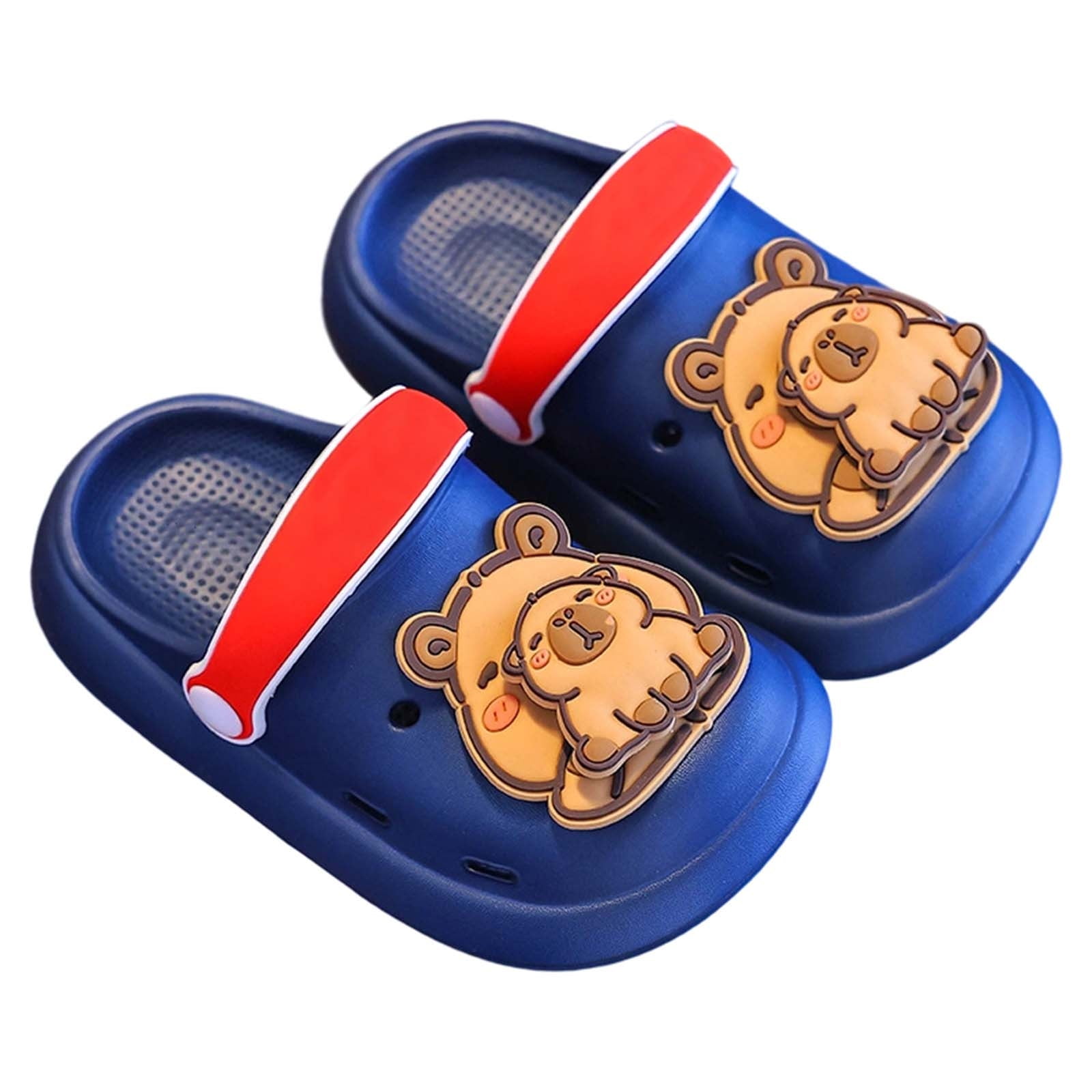 Boys Girls Children's Flip Flops Breathable Beach Shoes Casual Boys ...