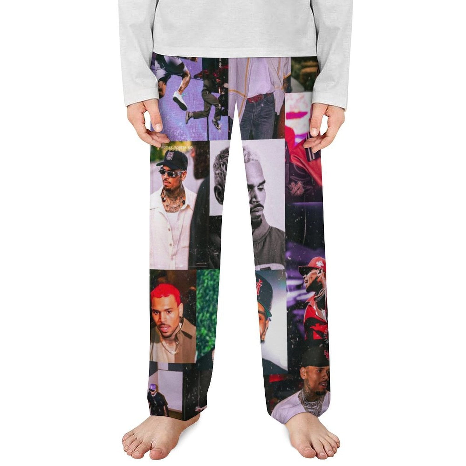 Boys Girls Chris Bro-w Pajama Pants Cartoon Casual Lounge PJ Bottoms ...