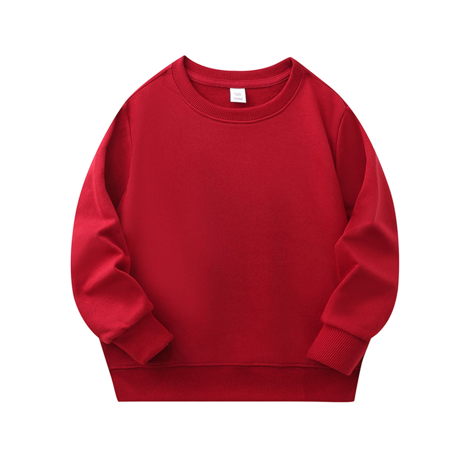Boys Girls Crewneck Sweatshirts Kids Casual Loose Long Sleeve Pullover ...
