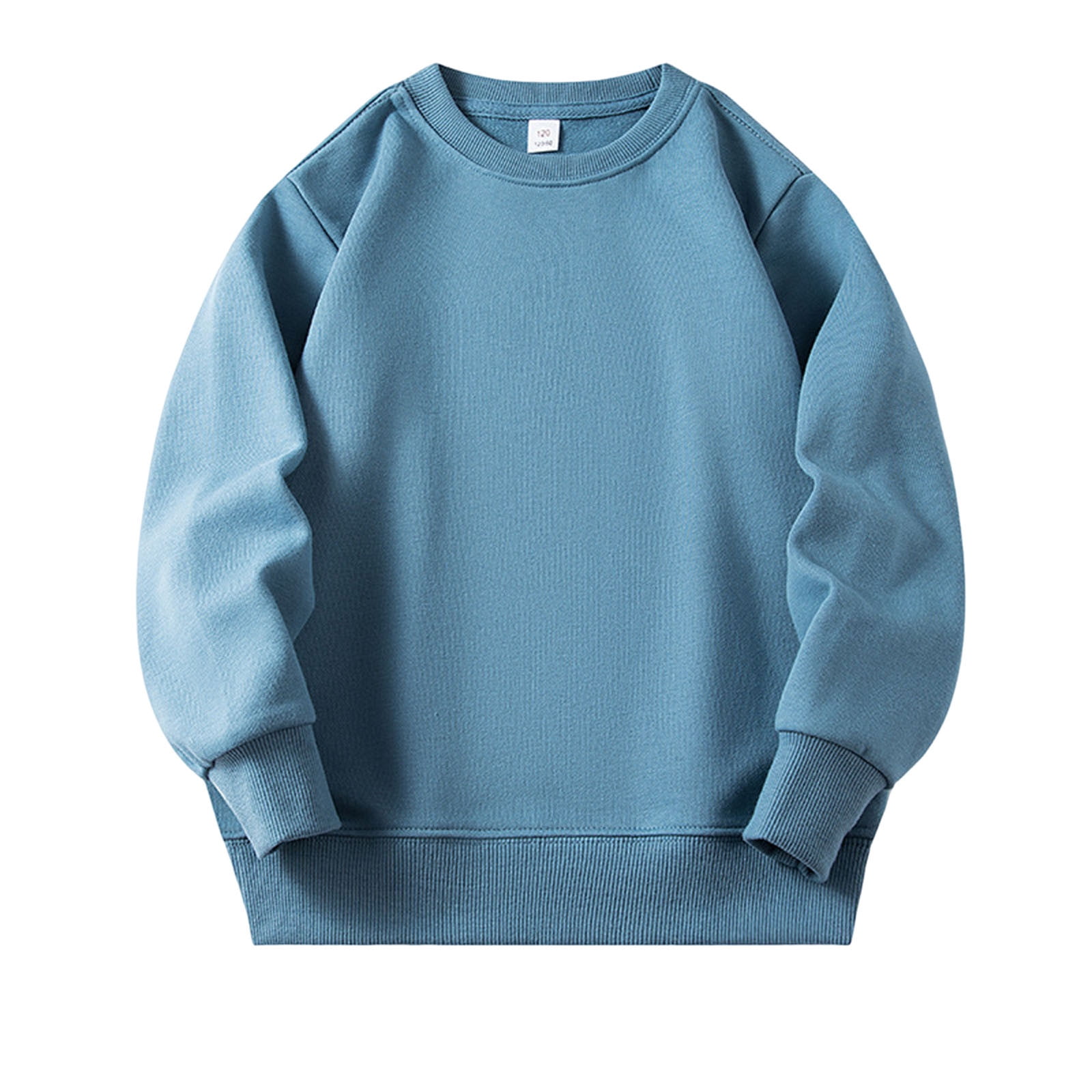 Boys Girls Crewneck Sweatshirts Kids Casual Loose Long Sleeve Pullover ...