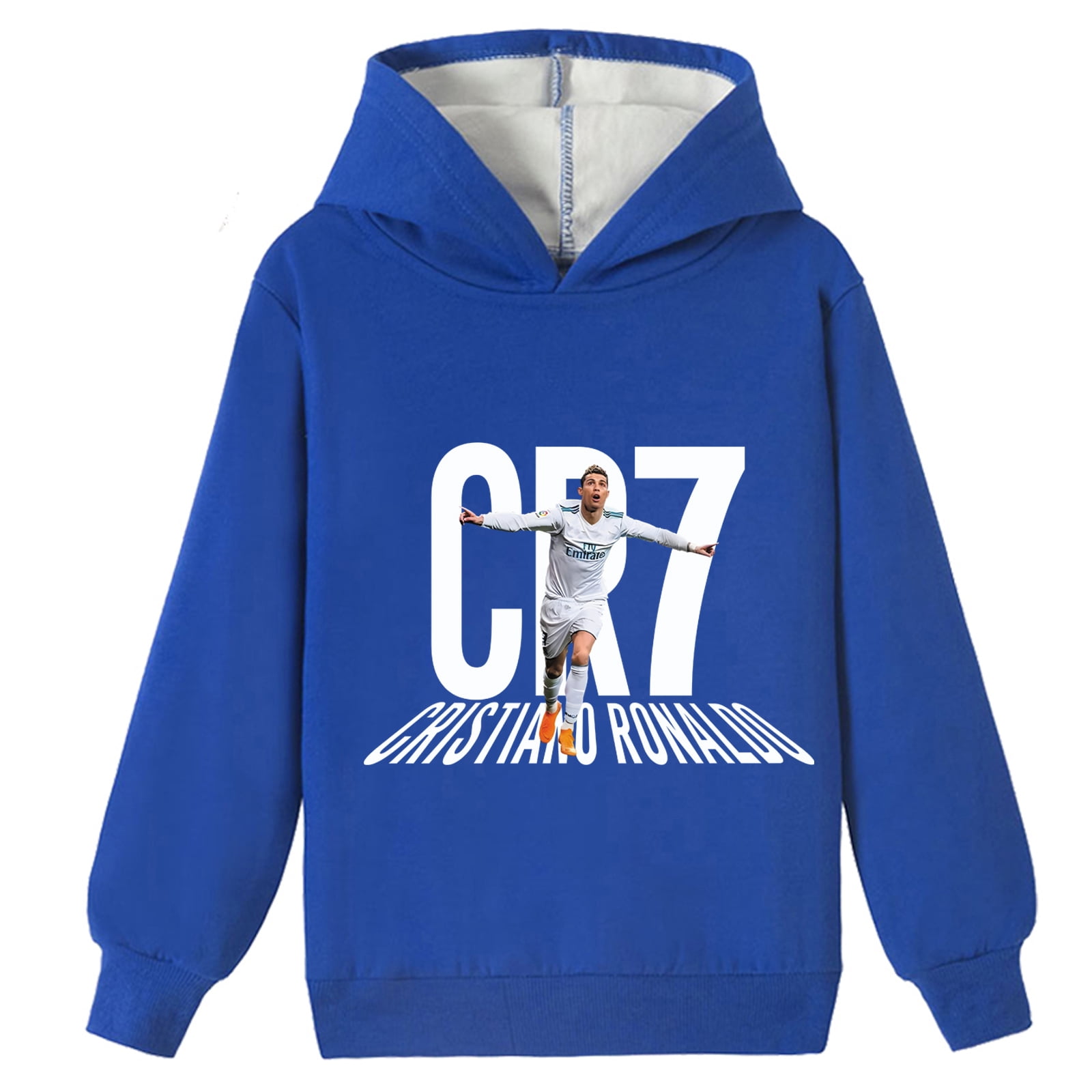 Boys Girls Cristiano Ronaldo Casual Winter Brushed Hooded Sweatshirts ...
