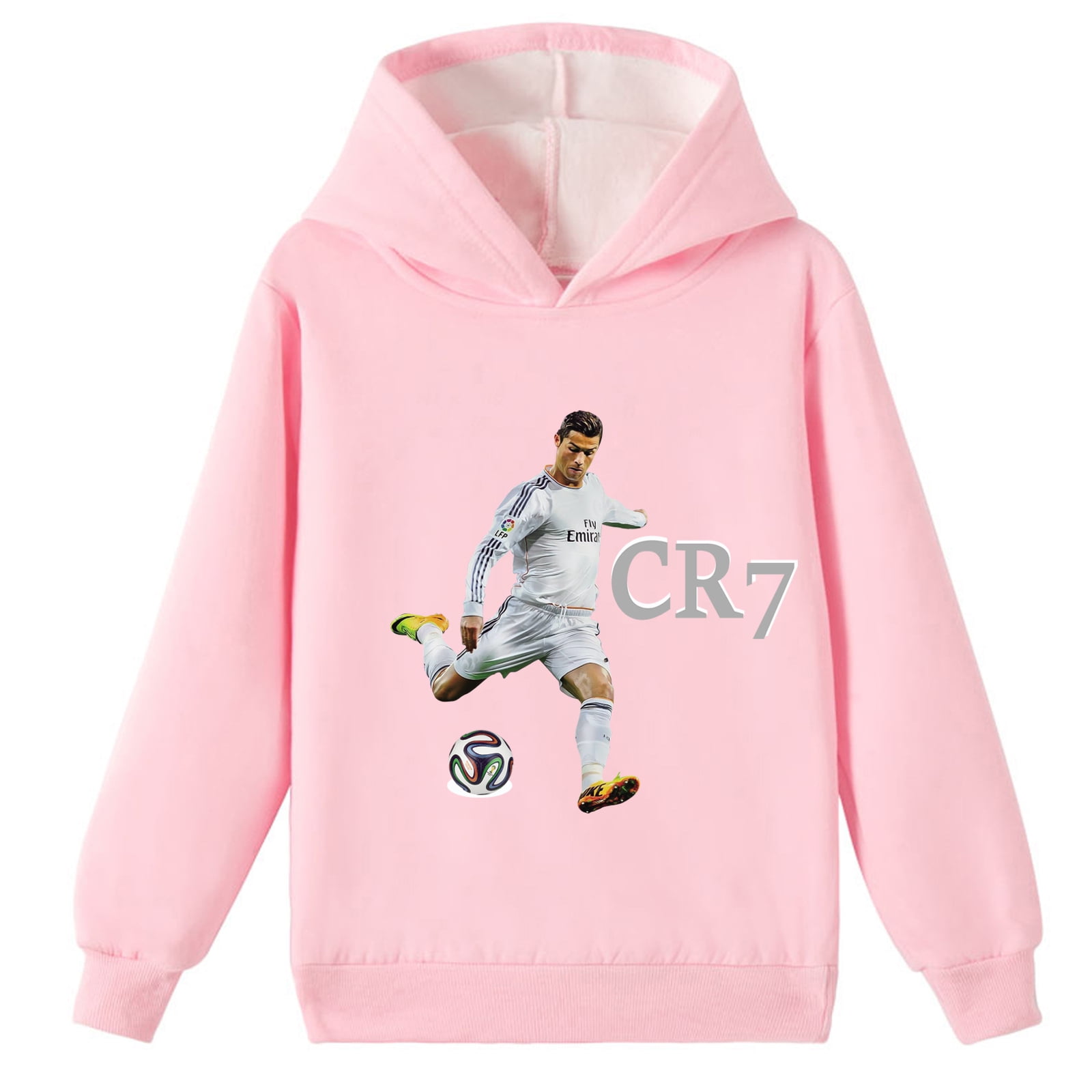 Boys & Girls Cristiano Ronaldo Inspired Casual Winter Brushed Pullover ...