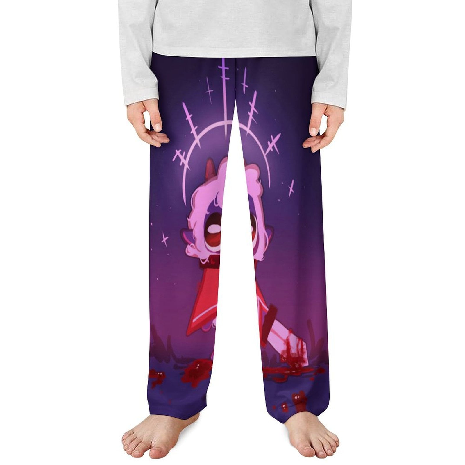 Boys Girls Cult of The Lamb Pajama Pants Cartoon Casual Lounge PJ Bottoms with Pockets - Walmart.com