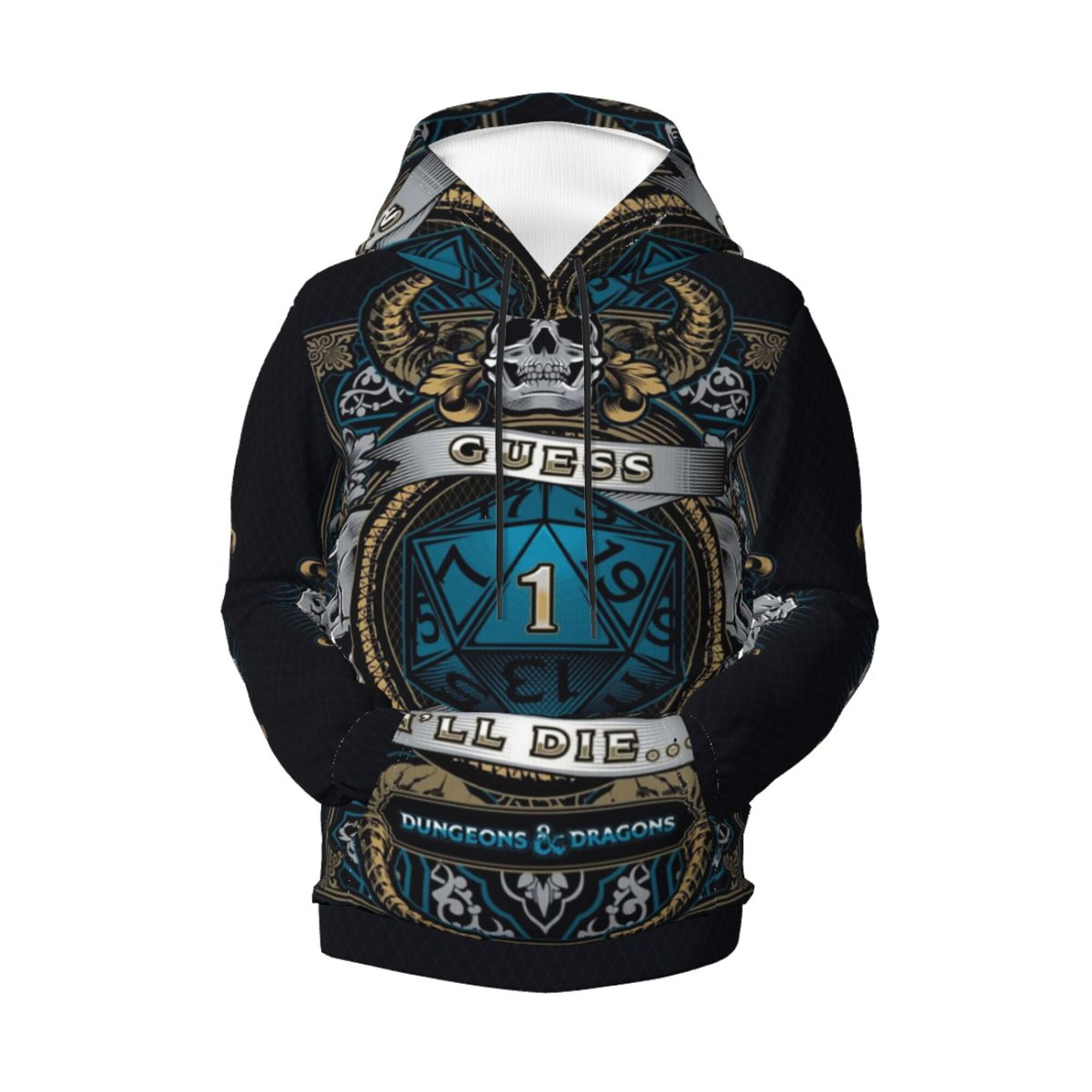 Boys Girls DND Dungeons And Dragons Hoodie 3D Printed Cartoon Anime ...