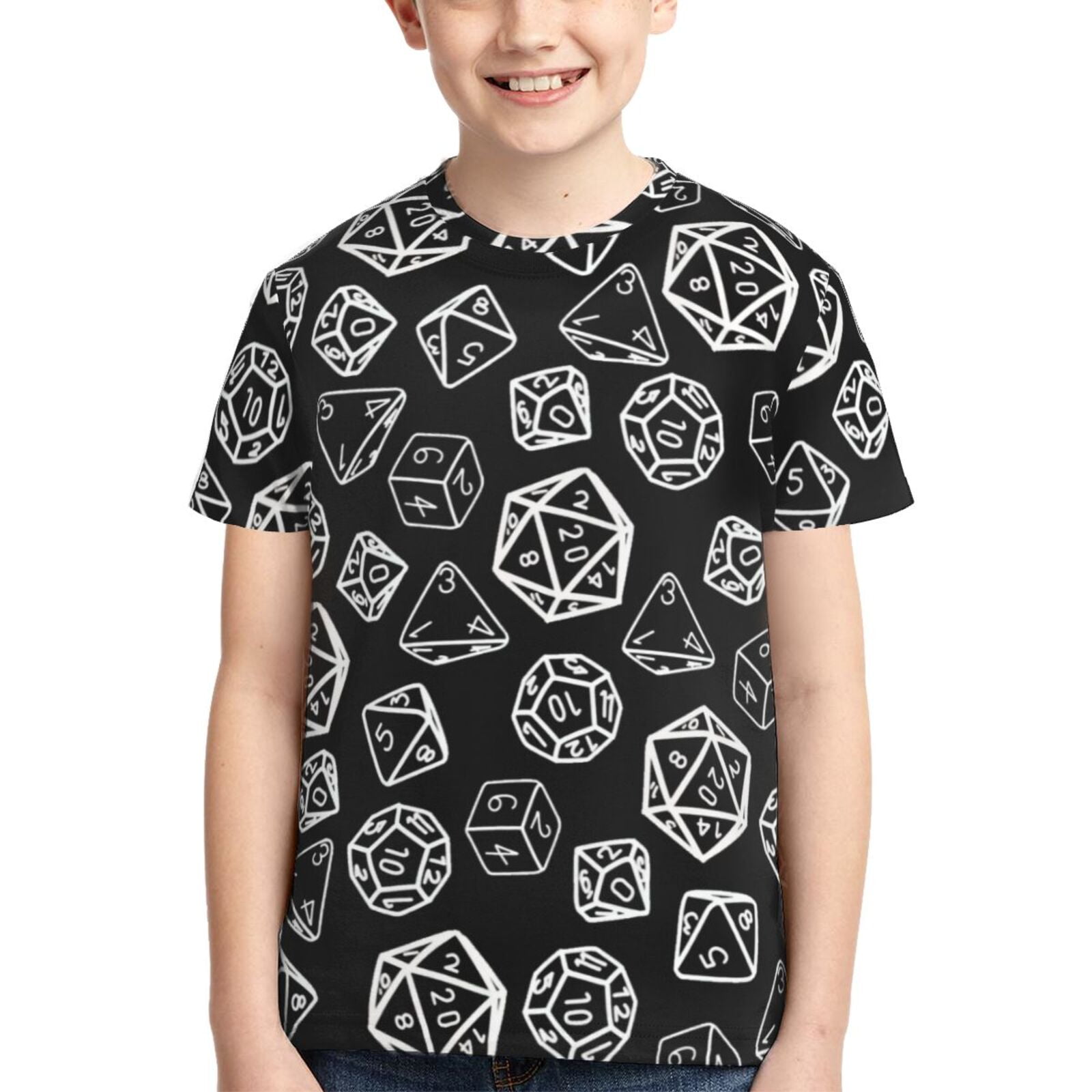 Boys Girls DND Dungeons And Dragons T-Shirts 3D Printed Novelty Short ...