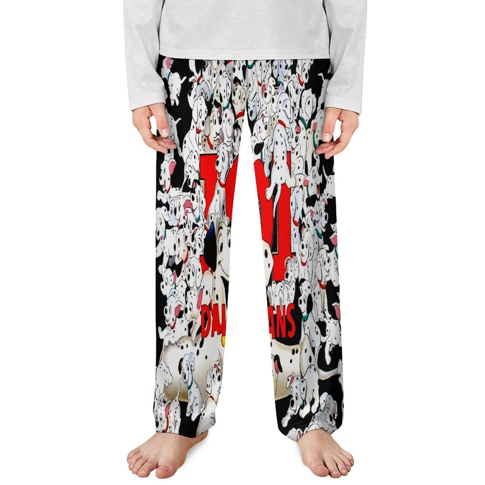 Boys Girls Dalmatians Pajama Pants Cartoon Casual Lounge PJ Bottoms ...