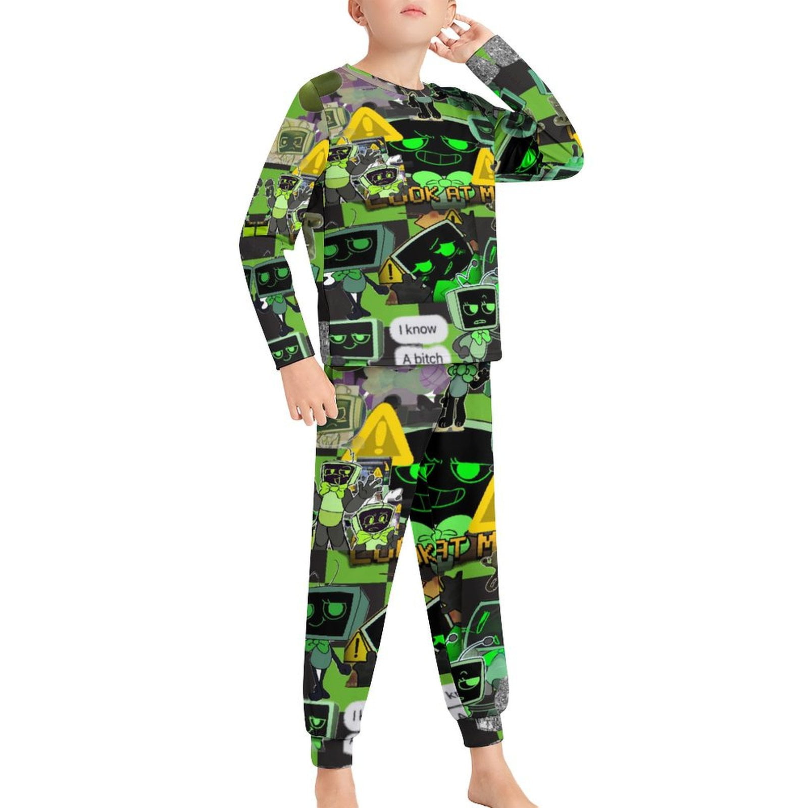 Boys Girls Dandy-s World Costumes Kids Pajamas Set Tee Shirt Pants Set ...