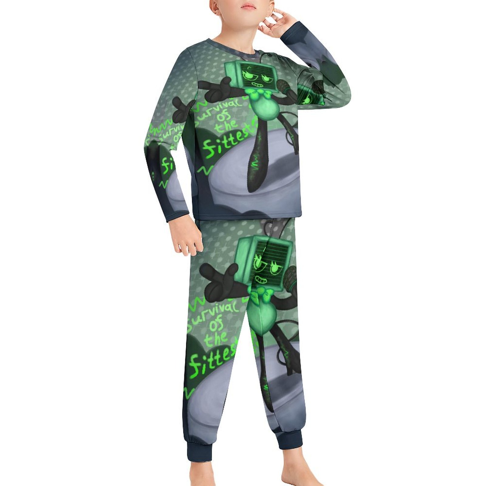 Boys Girls Dandy-s World Costumes Kids Pajamas Set Tee Shirt Pants Set ...