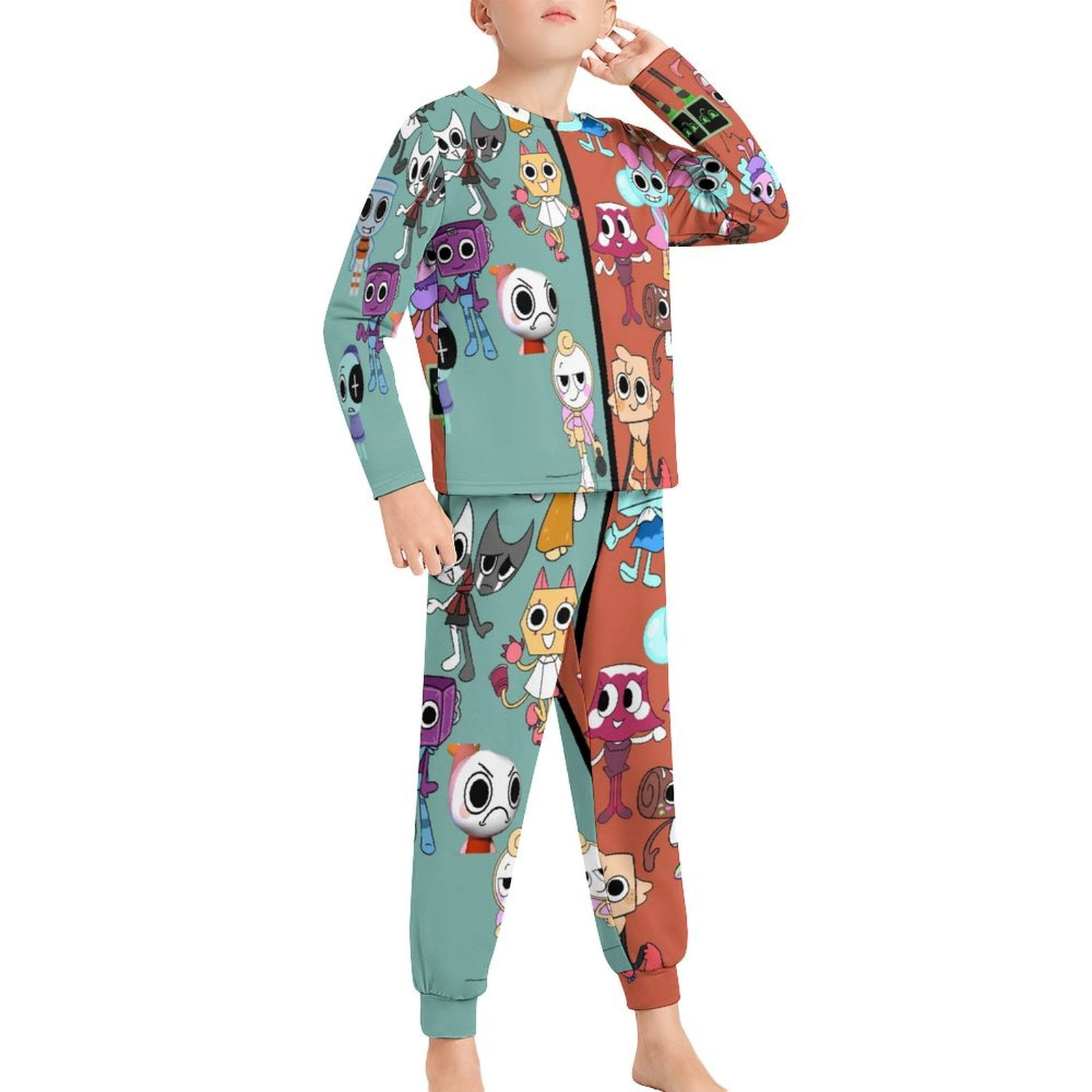 Boys Girls Dandy-s World Costumes Kids Pajamas Set Tee Shirt Pants Set ...