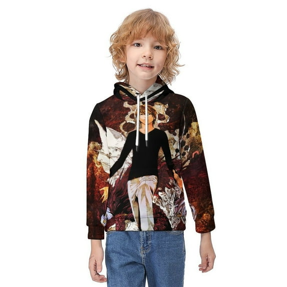 Boys Girls Death N0-te Hoodies 6-12Years Cool Sweatshirts for Kid 3D ...