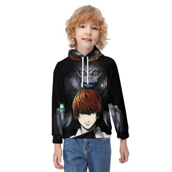 Boys Girls Death N0-te Hoodies 6-12Years Cool Sweatshirts for Kid 3D ...