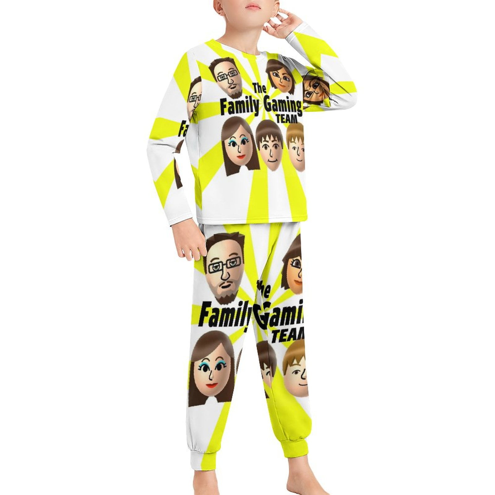 Boys Girls FGTee-V Costumes Kids Pajamas Set Tee Shirt Pants Set ...